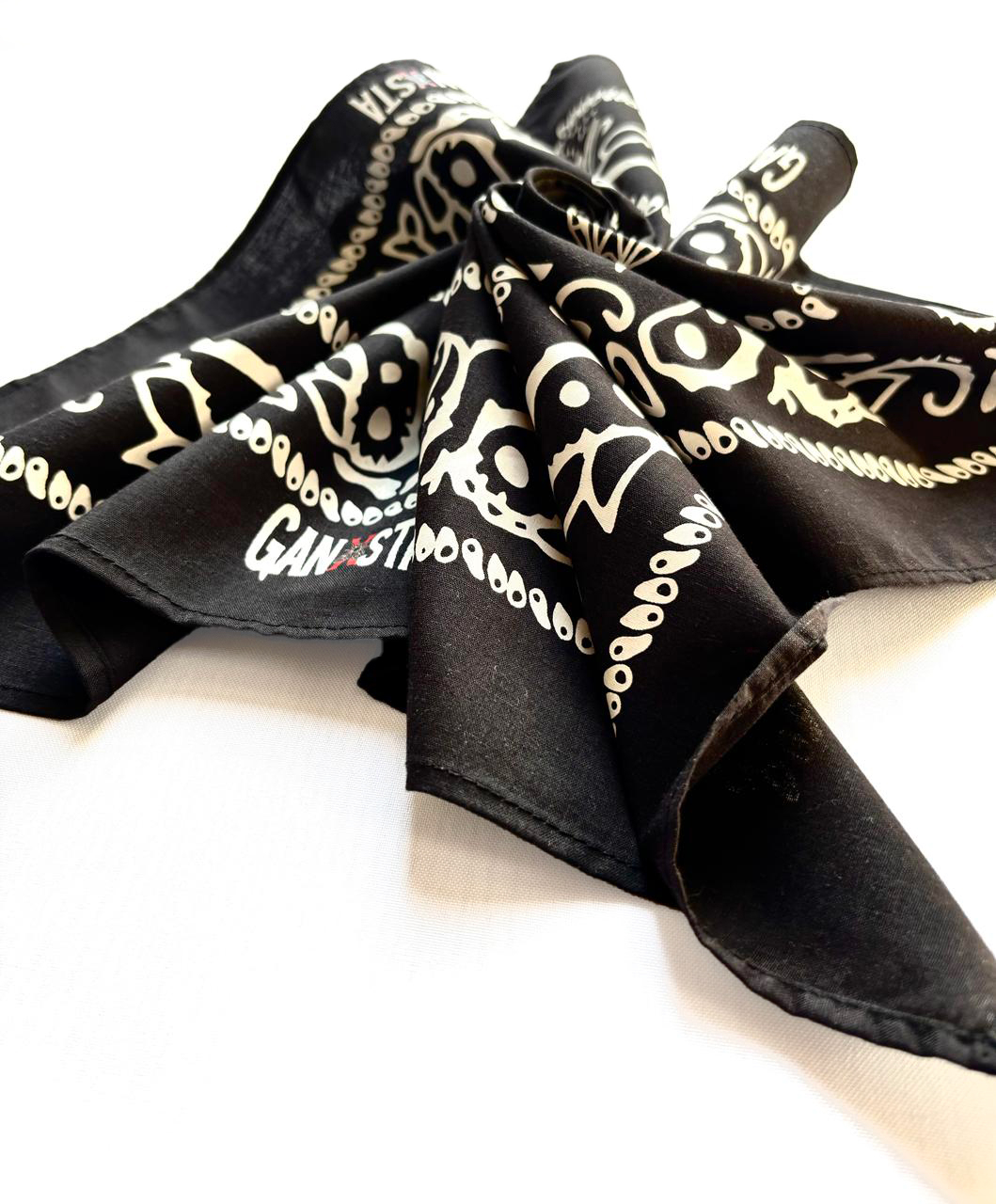 Ganxsta Bandana – Fekete Pamut Fejkendő